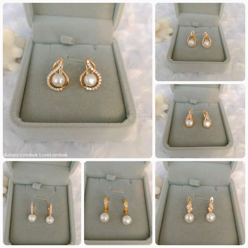 Jual Anting Mutiara Asli Anting Wanita Mutiara Air Tawar Mutiara Lombok ...