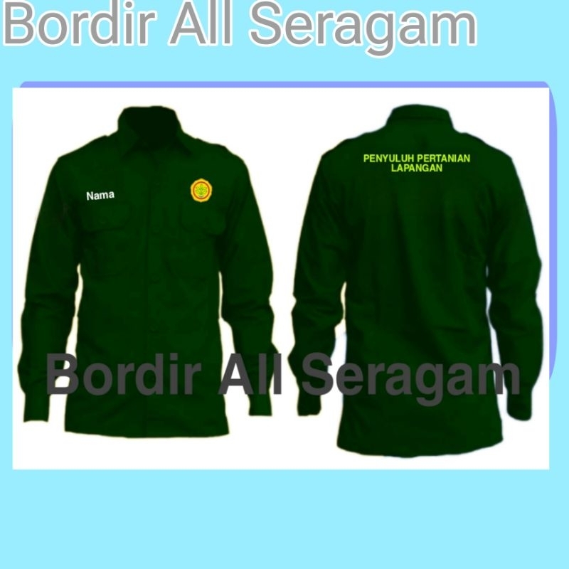 Jual Terbaru Kemeja Pdl penyuluh pertanian lapangan seragam penyuluh pertanian baju lengan ...