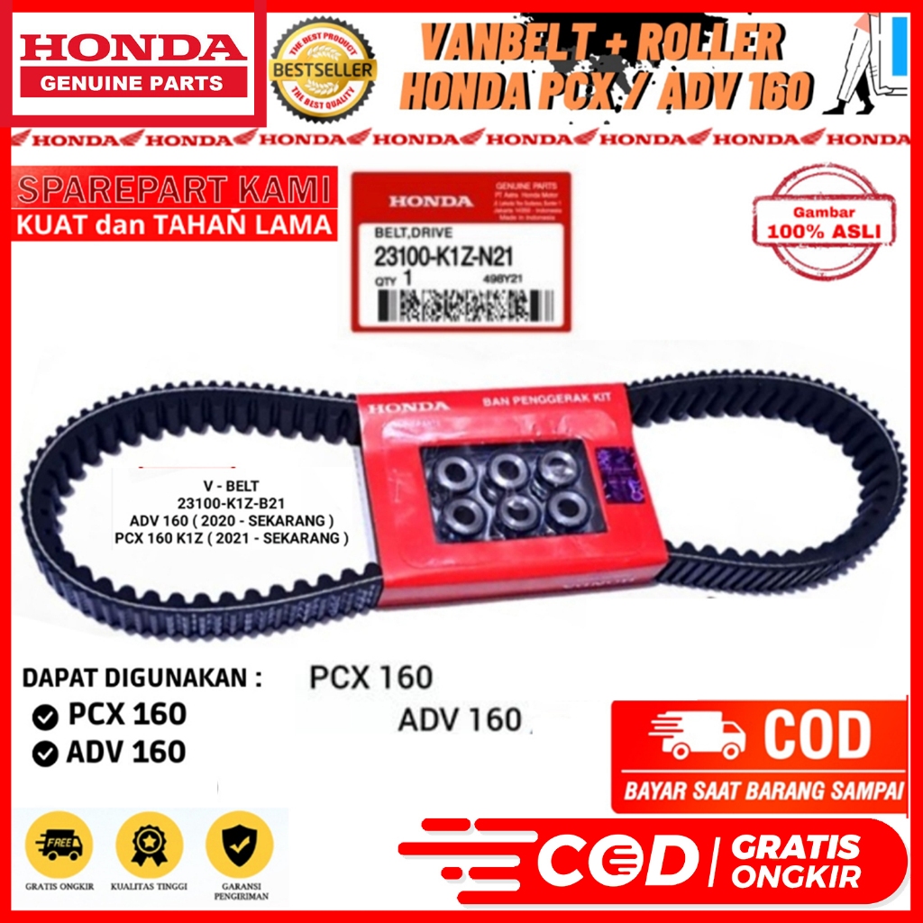 Jual VANBELT VAN BELT VBELT V BELT VBELT DRIVE ASSY ADV 160 PCX 160 e:HEV PCX 160 K1Z 23100-K1Z ...