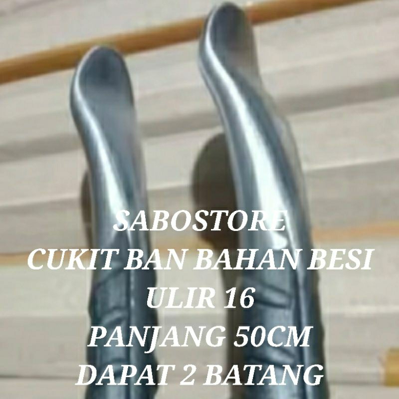 Jual PANJANG 50CM CUKIL BAN CUKIT BAN CONGKELAN BAN BESI ULIR 16 DAPAT ...