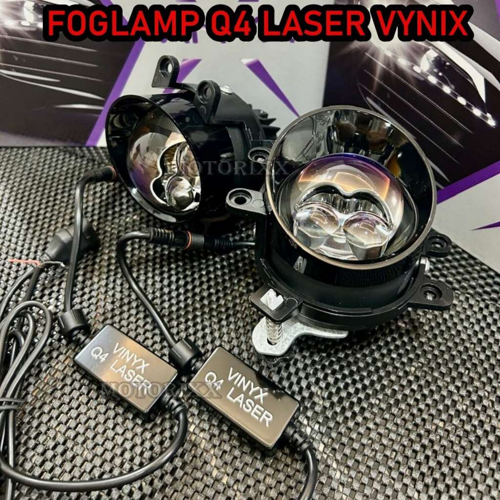 Jual ORIGINAL VINYX FOGLAMP BILED DOUBLE LASER Q4 LASER 3 INCHI LAMPU ...