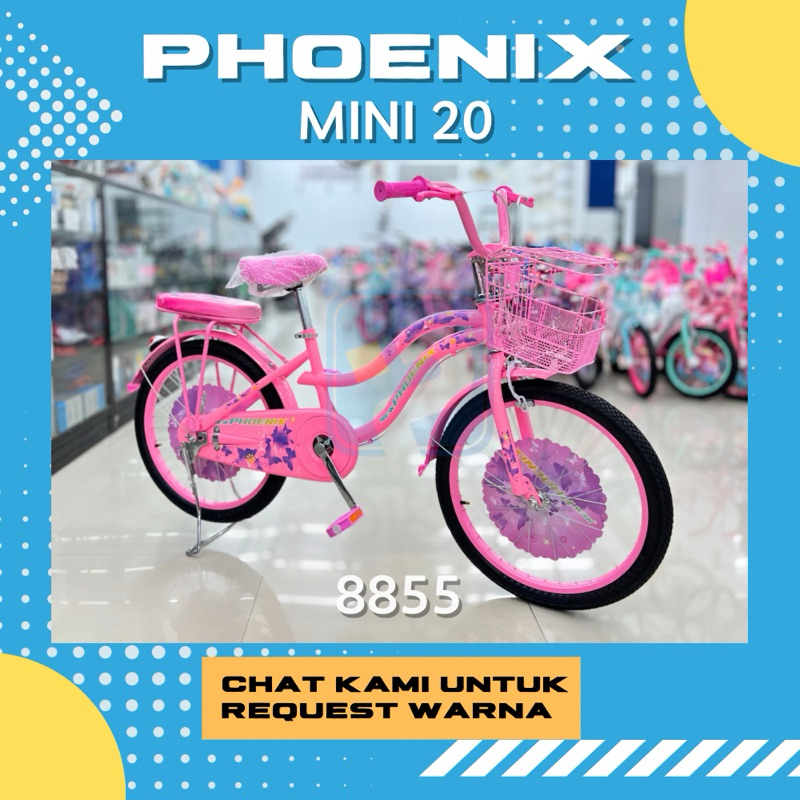 Jual SEPEDA MINI 20 PHOENIX 8855 REMAJA CEWEK PEREMPUAN DEWASA TERBARU ...