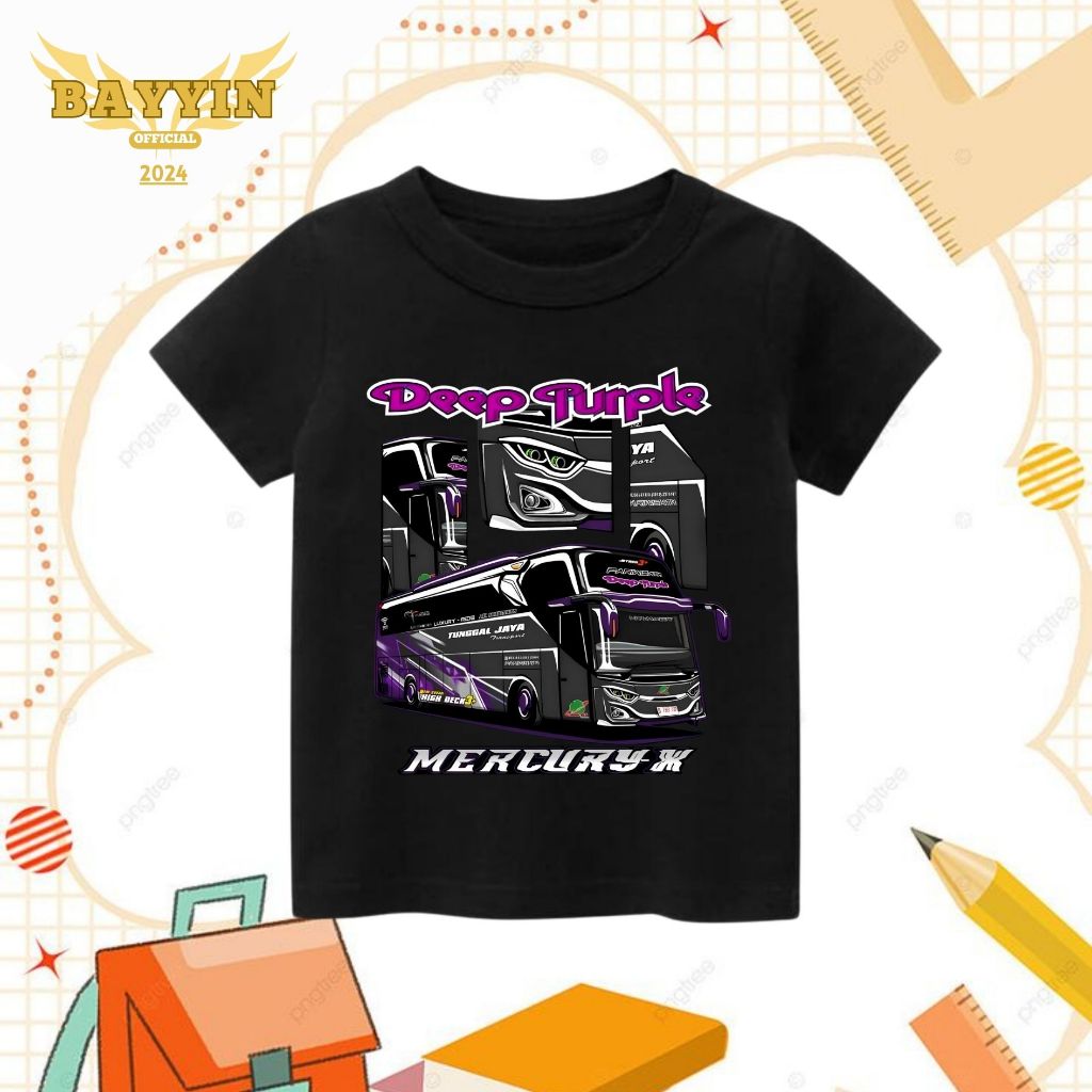 Jual Kaos Anak Custom Nama Combed 30s Gambar BUS PURPLE Untuk Anak dan Hadiah Anak Laki-Laki dan ...