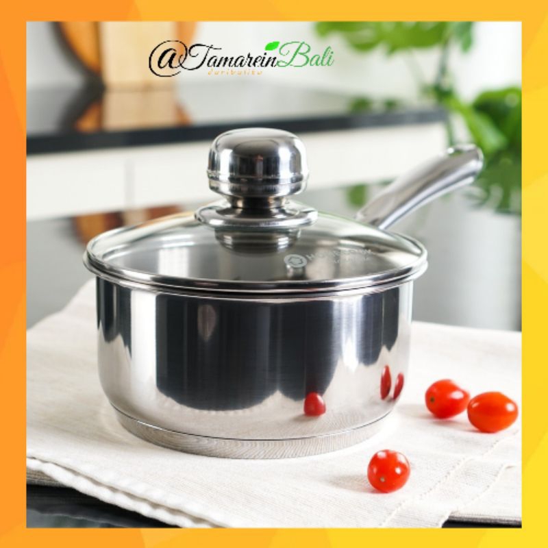 Jual Homecook Signature Sauce Pan Panci Susu Stainless Steel 16 cm ...