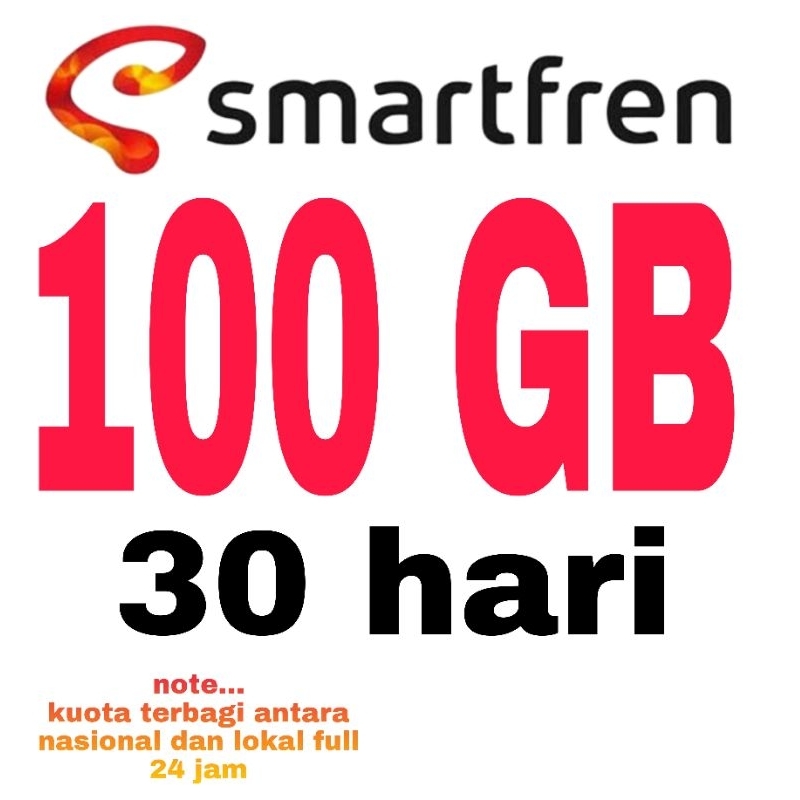 Jual paket internet Smartfren 100gb 30hr | Shopee Indonesia