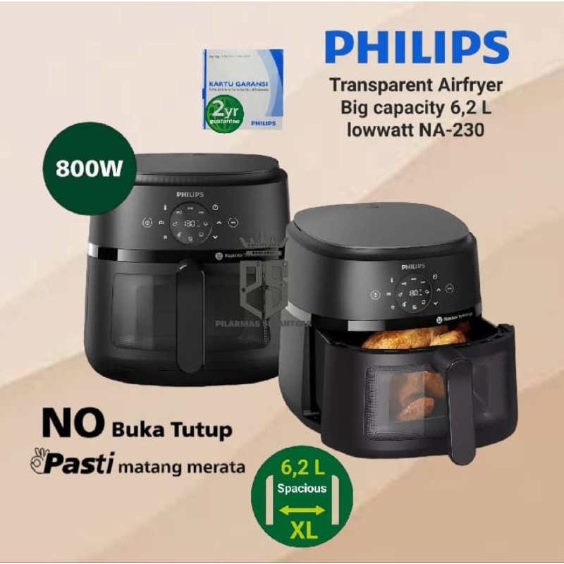 Jual Airfryer PHILIPS NA230 6,2 L PHILIPS Air fryer besar NA 230 XL ...