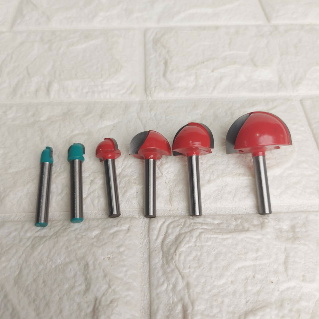 Jual Mata Router CNC Round Bottom COVE Bit Shank 6mm | Shopee Indonesia