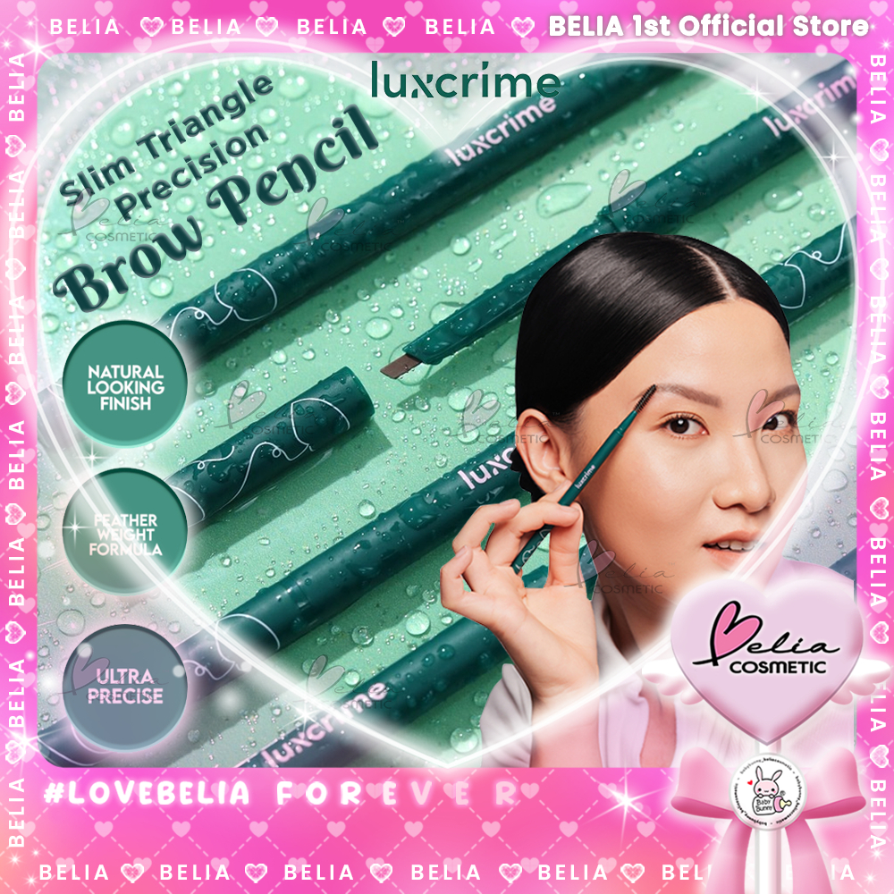 Jual BELIA LUXCRIME Slim Triangle Precision Brow Pencil - Pensil Alis ...
