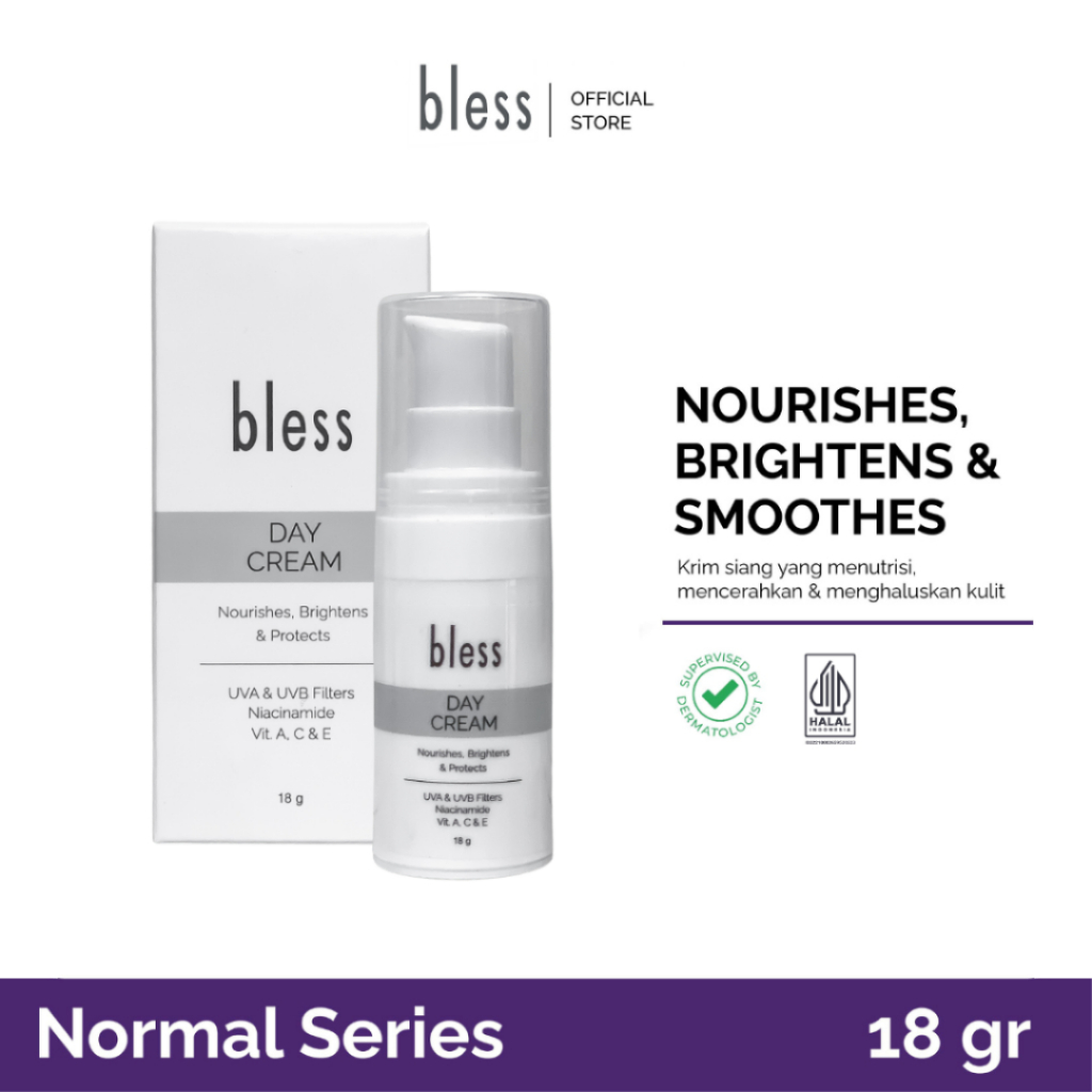 Jual Bless Day Cream 18gr | Pelembab - Kulit Normal | Shopee Indonesia