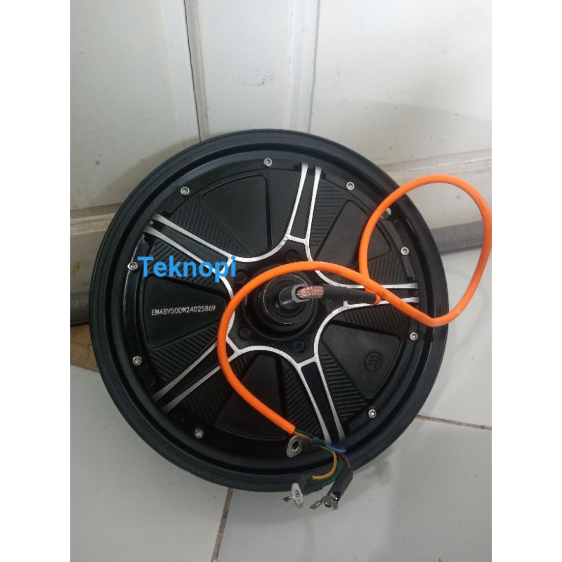 Jual Dinamo BLDC sepeda listrik belakang 500Watt 48Volt | Shopee Indonesia
