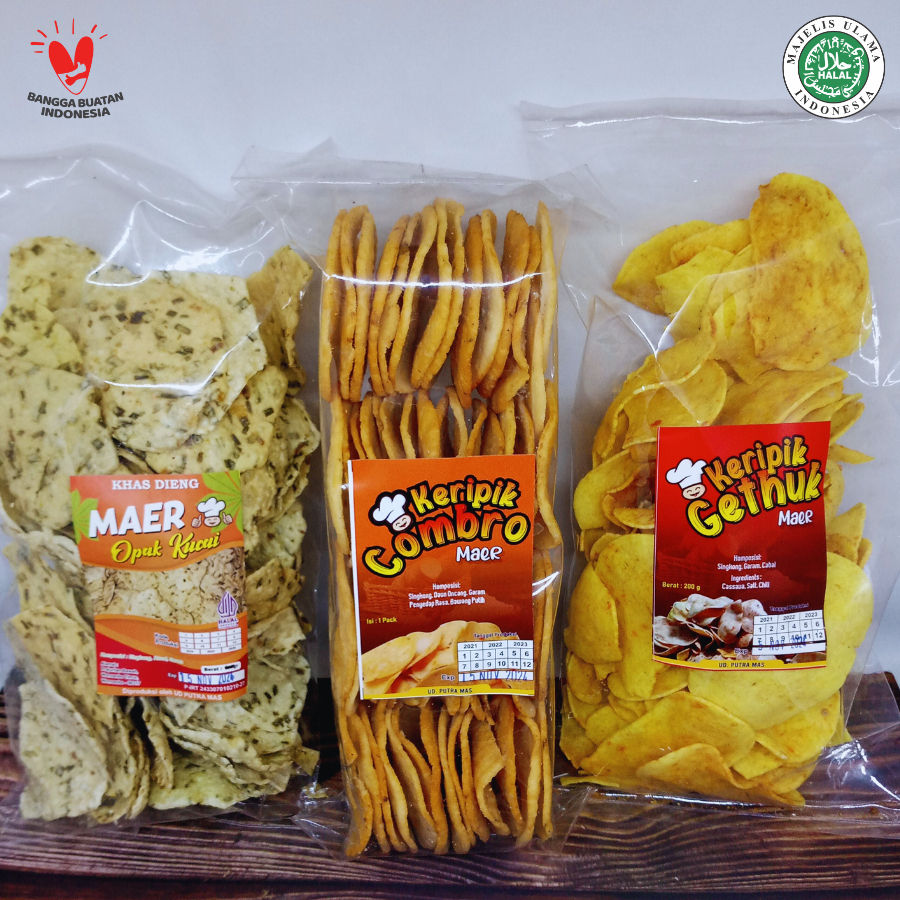 Jual Keripik Gethuk Crispy / Keripik Combro / Keripik Opak Kucai Cap ...