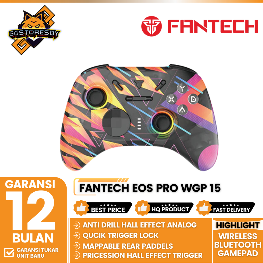 Jual FANTECH EOS PRO WGP15 WIRELESS BLUETOOTH GAMEPAD JOYSTICK PC ...