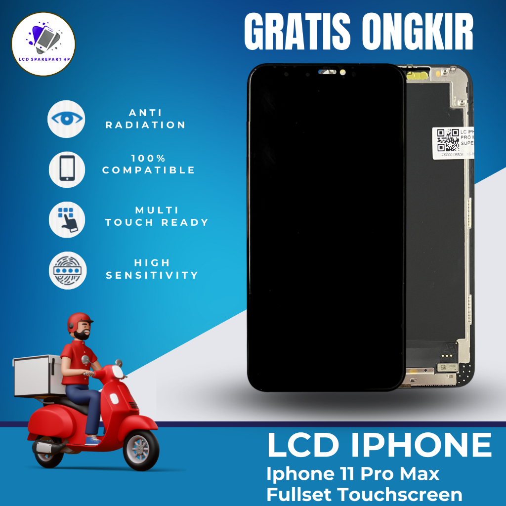 Jual (GARANSI LEM) LCD Iphone 11 Pro Max Fullset Touchscreen | Shopee ...