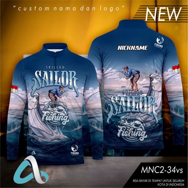 Jual Jersey Mancing Sleting Dada Costum - Jersey Mancing Lengan Panjang ...