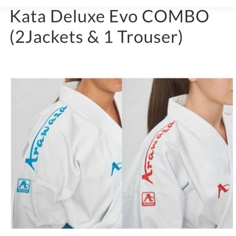 Jual Baju Karate Arawaza Deluxe Kata Combo 2in one 2baju 1 Celana Baju ...