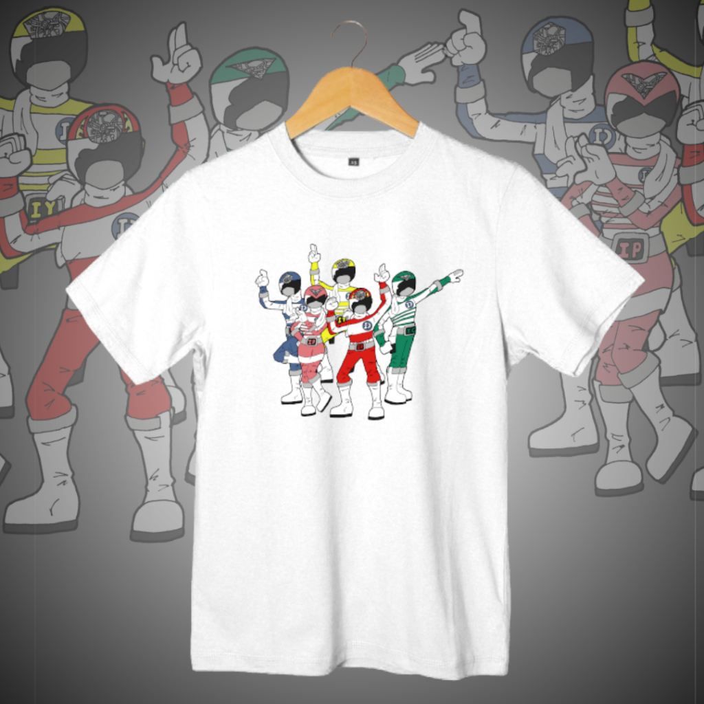 Jual Kaos Denjiman Kaos Power Rangers Kaos Denshi Sentai Denjiman Kaos ...