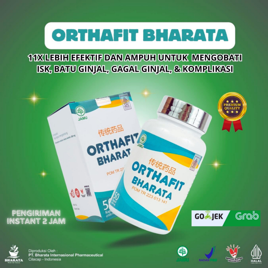 Jual ORTHAFIT BHARATA Obat Herbal Gagal Ginjal Obat Batu Ginjal Obat ...