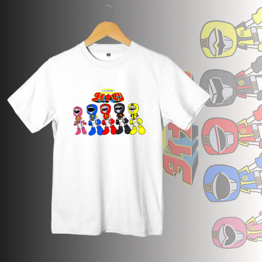 Jual Kaos Dynaman Kaos Power Rangers Kaos Kagaku Sentai Dynaman Kaos ...
