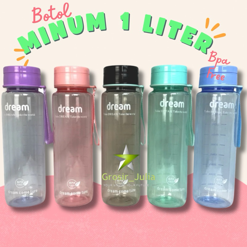 Jual Botol Minum Dream 1 Liter | Shopee Indonesia