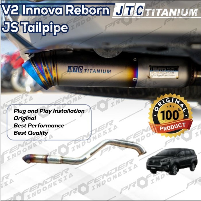 Jual JTC titanium - Tailpipe V2 JS Style - Exhaust Muffler Knalpot ...