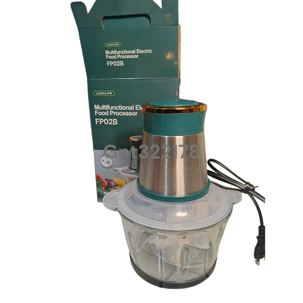 Jual FOOD PROCESSOR PENGGILING DAGING LUNA LIFE CHOPPER KAPASITAS 2 ...