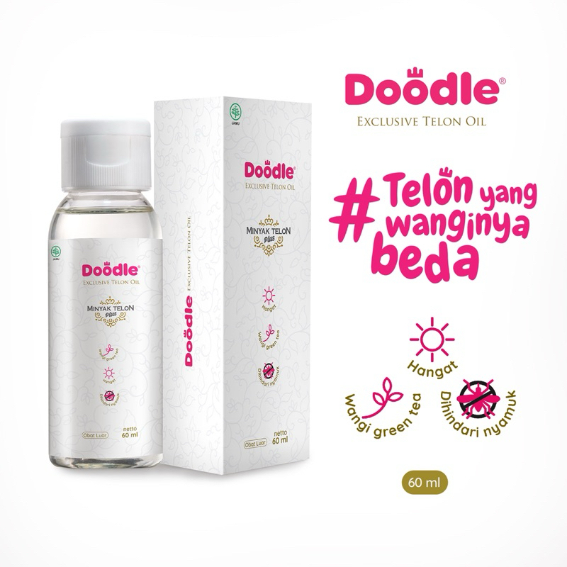 Jual DOODLE Minyak Telon 60 ml | Exclusive Telon Oil | Shopee Indonesia