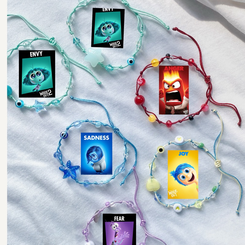 Jual INSIDE OUT 2 BRACELET! Gelang Inside Out 2 / Gelang tali Inside ...