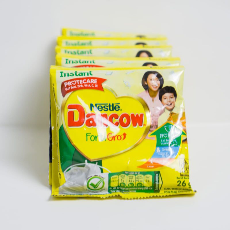 Jual Susu Dancow Fortigro Instant Sachet @26 gr Renteng isi 10 sachet ...