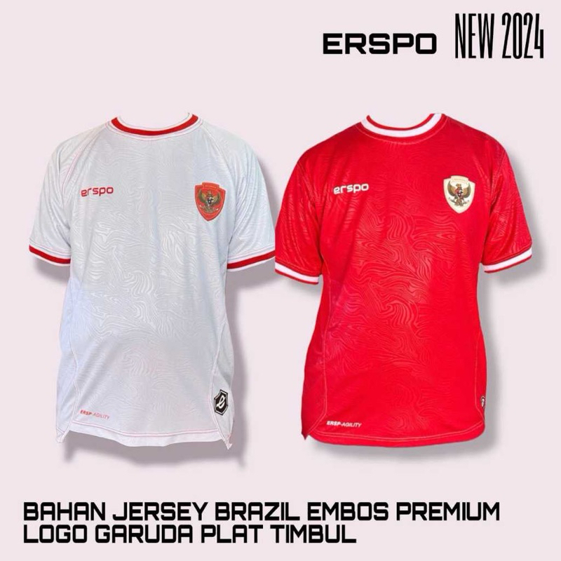 Jual JERSEY TIMNAS INDONESIA HOME AWAY 2024 TERBARU REPLIKA LOGO ERSPO | Shopee Indonesia