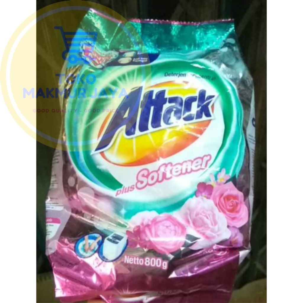 Jual ATTACK SOFTENER BUBUK DETERGEN 800gr | Shopee Indonesia