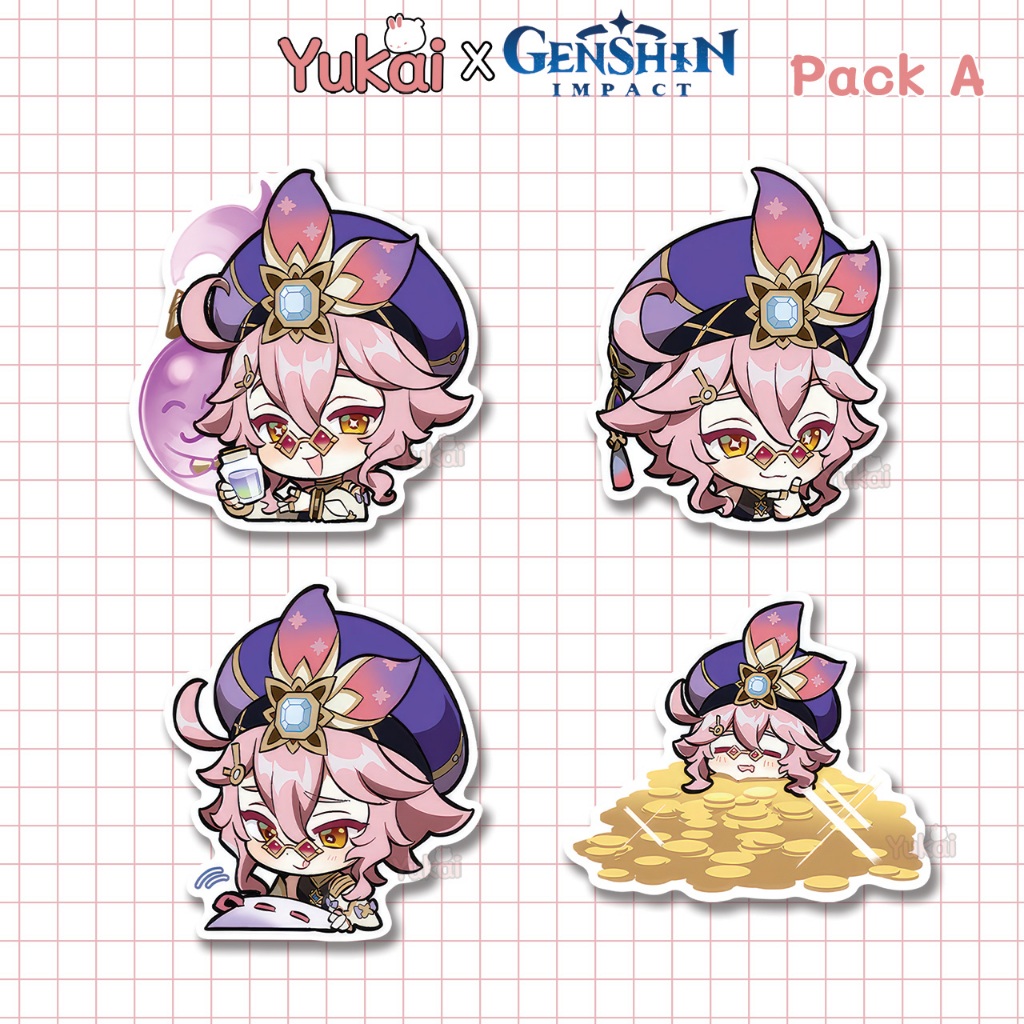 Jual Stiker Pack Dori Genshin Impact Premium, Sticker Anime Waterproof ...