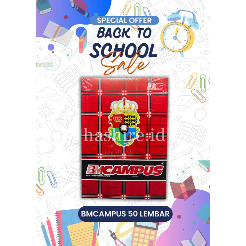 Jual BUKU TULIS BMC CAMPUS 50 LEMBAR | Shopee Indonesia
