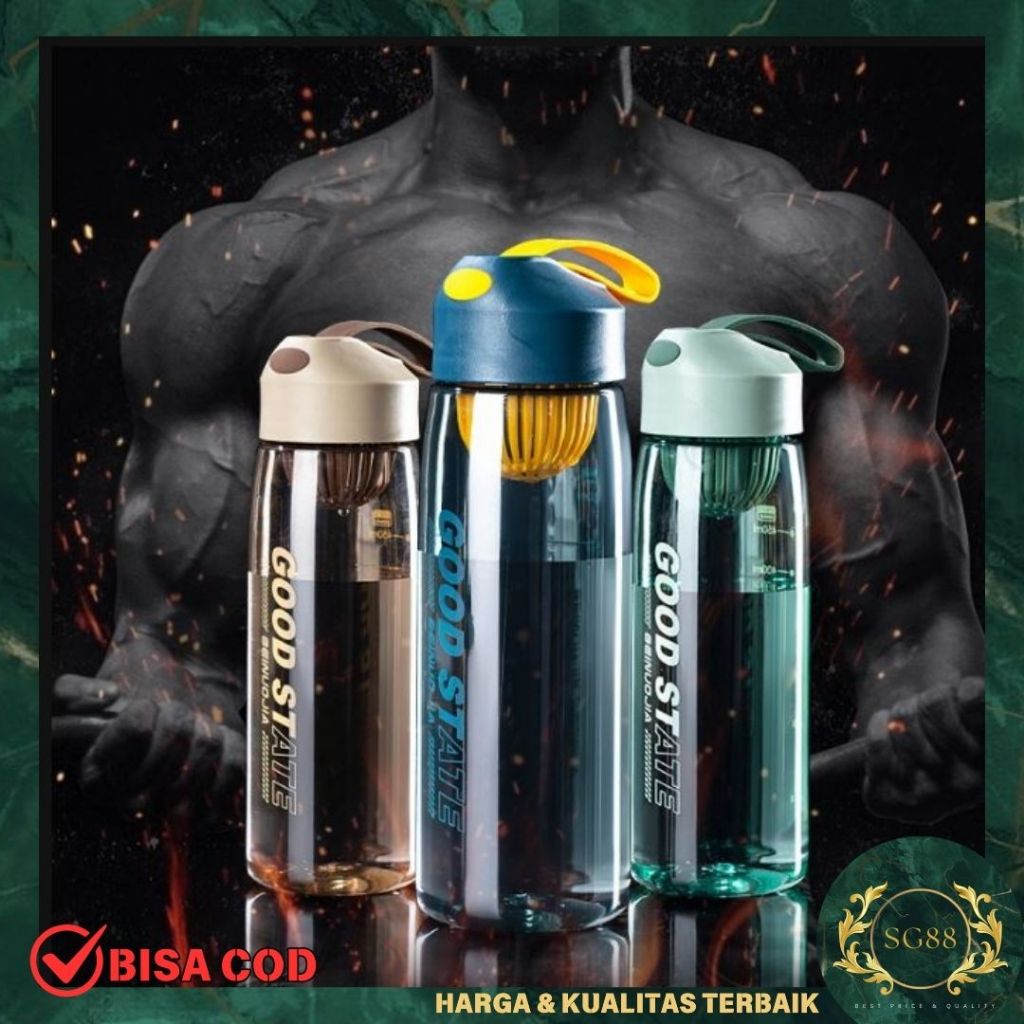 Jual Botol Sport BPA FREE 550 ml / Botol Minum Saringan Infused Water ...