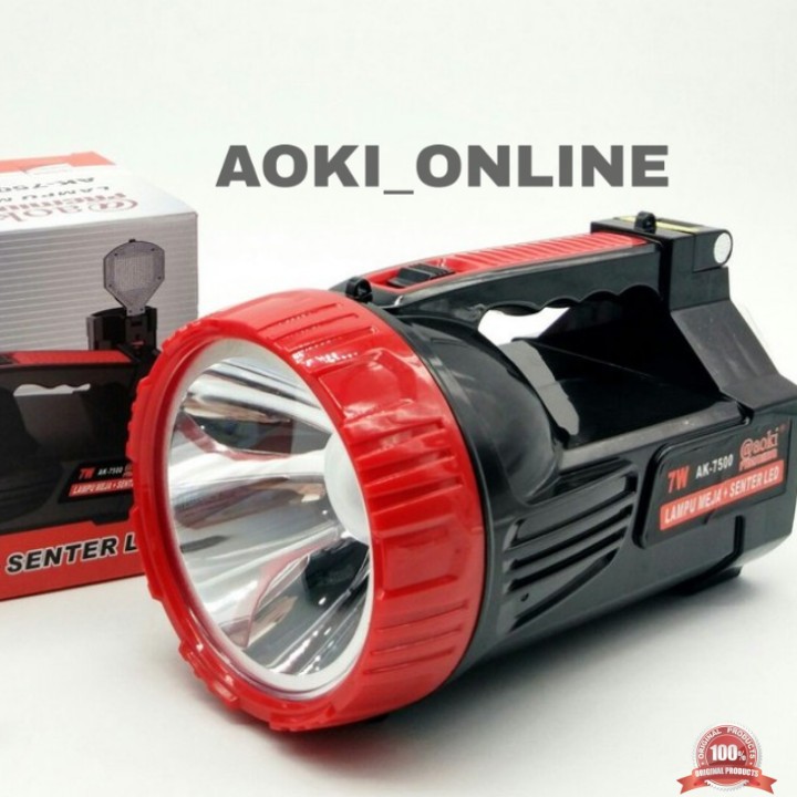 Jual IKONIC Senter Led Jumbo 7W+20SMD Lampu Belajar AK 7500 | Shopee ...