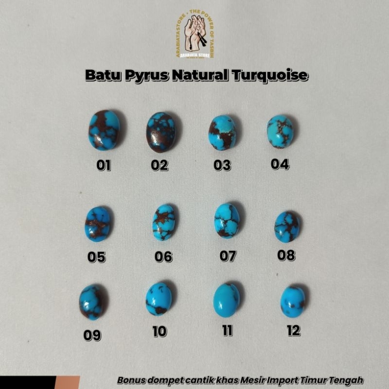 Jual Batu Akik Pirus Gunung Sinai Mesir Asli Impor Mesir | Shopee Indonesia