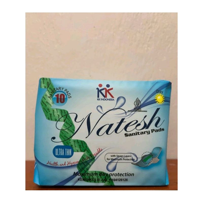 Jual PEMBALUT NATESH DAY ORIGINAL 1 PACK BIRU PEMBALUT SIANG BUKAN ...