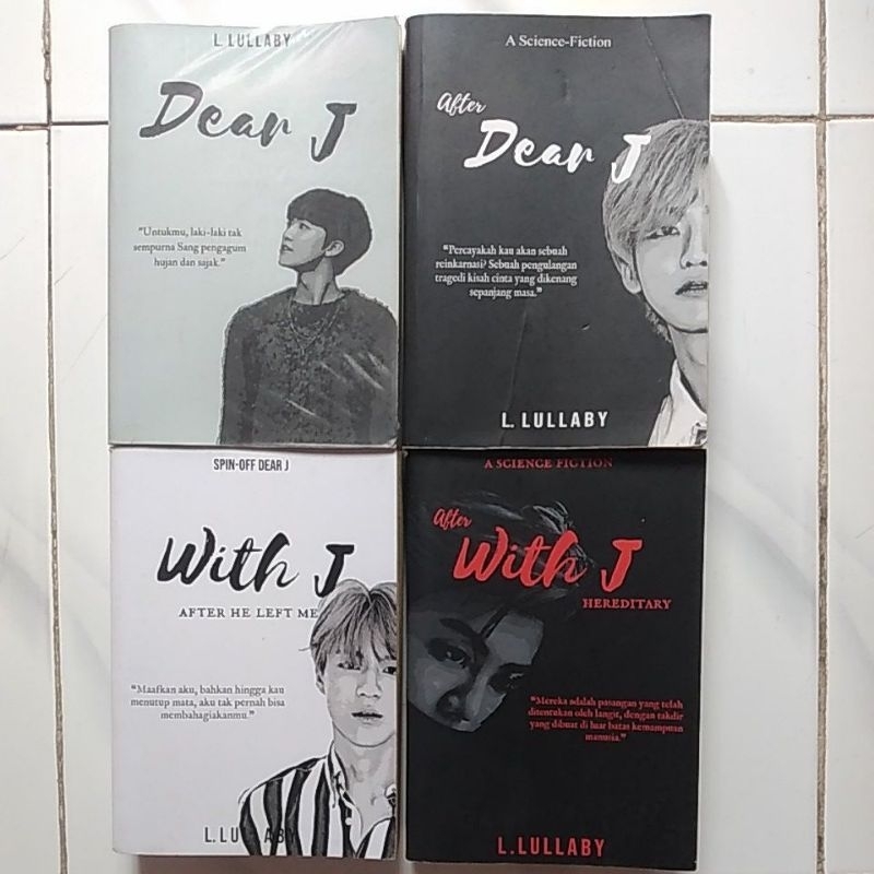 Jual [BOOKED] Novel Dear J, After Dear J, With J, After With J Preloved ...