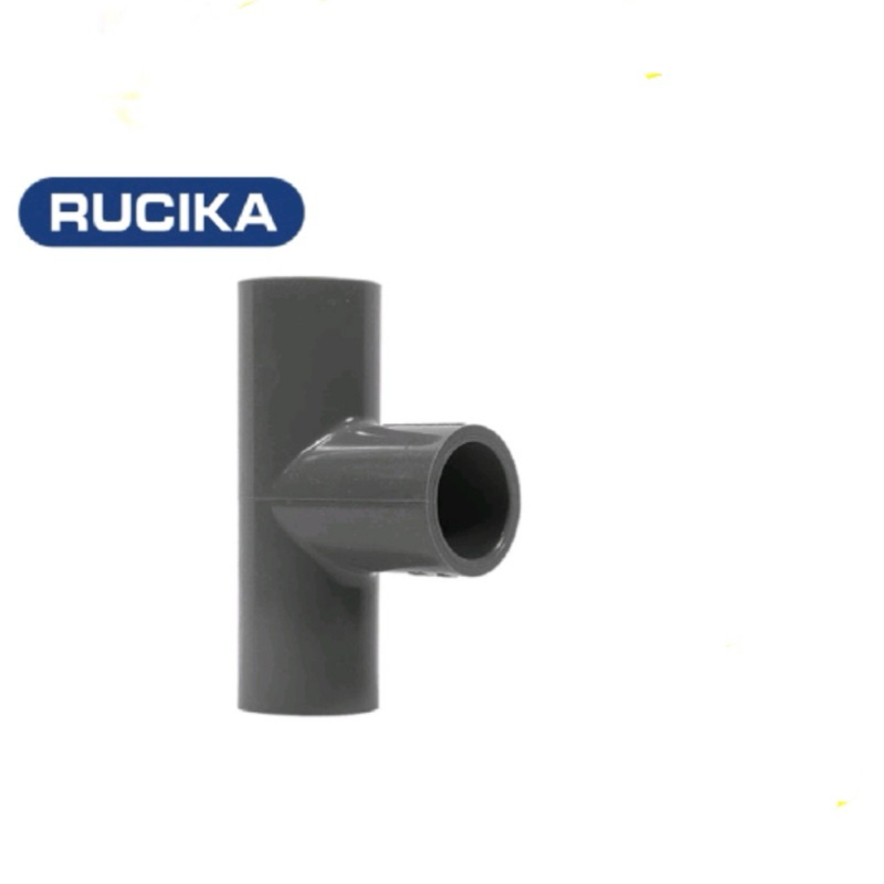 Jual TEE pvc type (Aw dan D) 1/2” 3/4" 1” 1 1/4” 1 1/2” 2” Inch Rucika / Pralon / Voscar ...