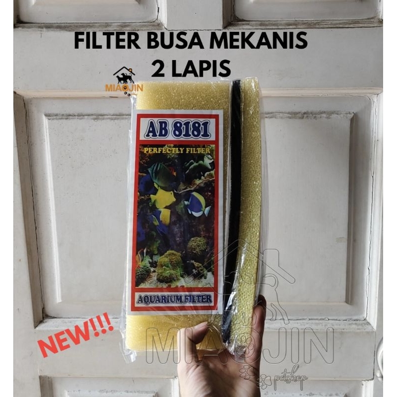 Jual Filter Busa Mekanis 2 Lapis Tebal - Kapas Saringan Aquarium ...