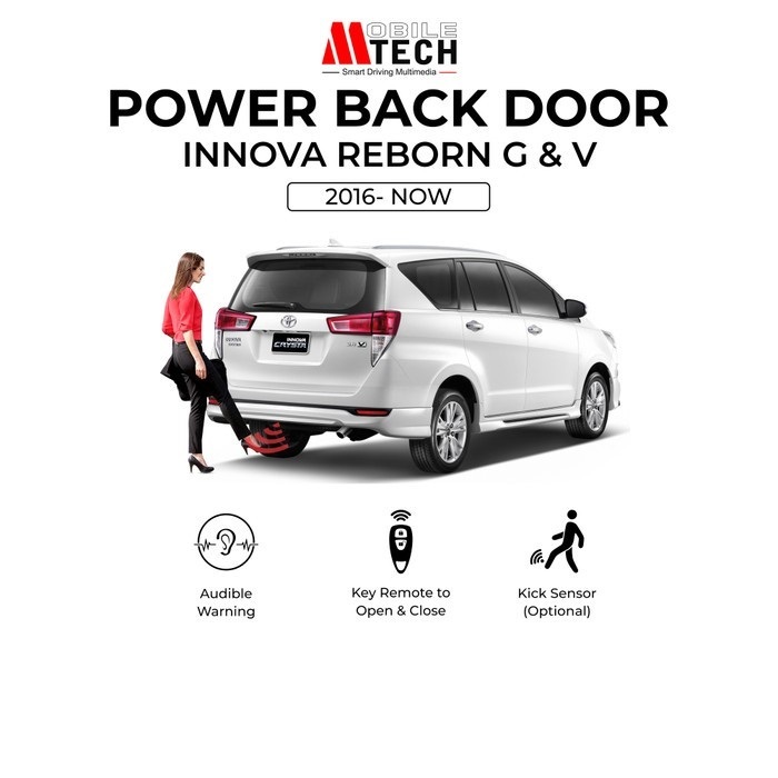 Jual MOBILETECH POWER BACK DOOR INNOVA REBORN G / V (WITH KICK SENSOR ...