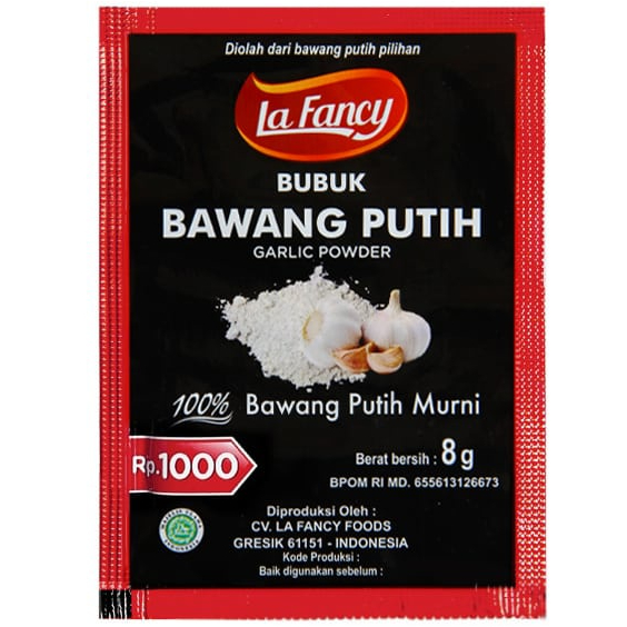 Jual La Fancy Foods Bawang Putih Bubuk 8gr | Shopee Indonesia