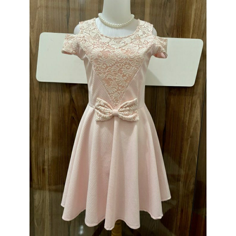Jual PRELOVED DRESS PINK PITA MANIS MODEL CUTTINGAN OFF SHOULDERS ...