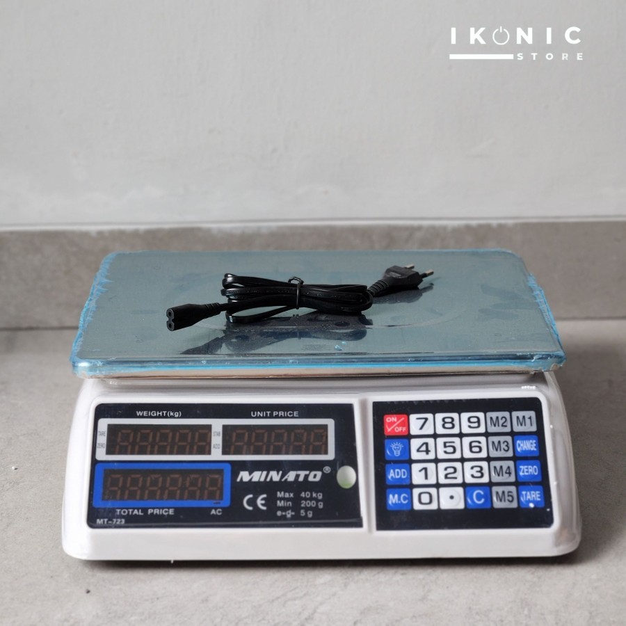 Jual IKONIC Timbangan Digital Computing Scale 40kg Double Display ...