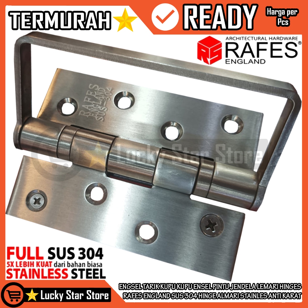 Jual Rafes Hinges England Sus 304 Stainless Steel Engsel Kupu Pintu ...