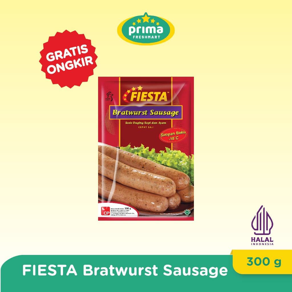 Jual Paket Fiesta Sosis Bratwurst 300 Gr (2 Pcs) | Shopee Indonesia