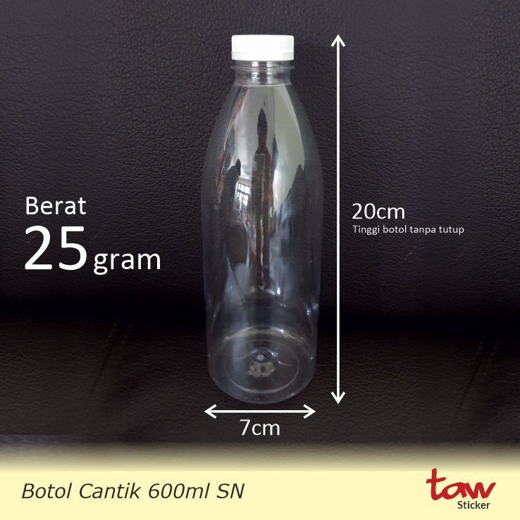 Jual G Botol Valencia Cantik 600ml 600 ml SN kopi teh minuman cafe restoran | Shopee Indonesia