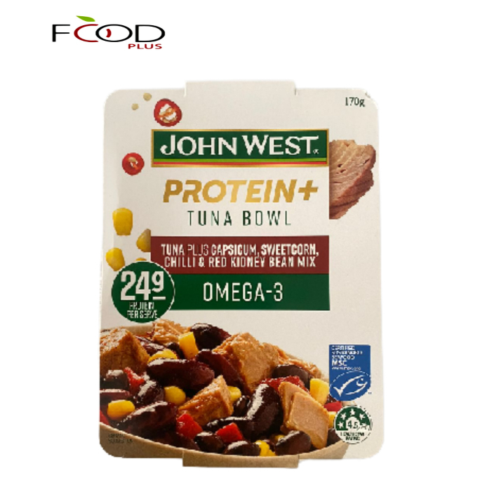 Jual John West Tuna Bowls with Capsicum, Sweetcorn, Chilli & Red Kidney ...