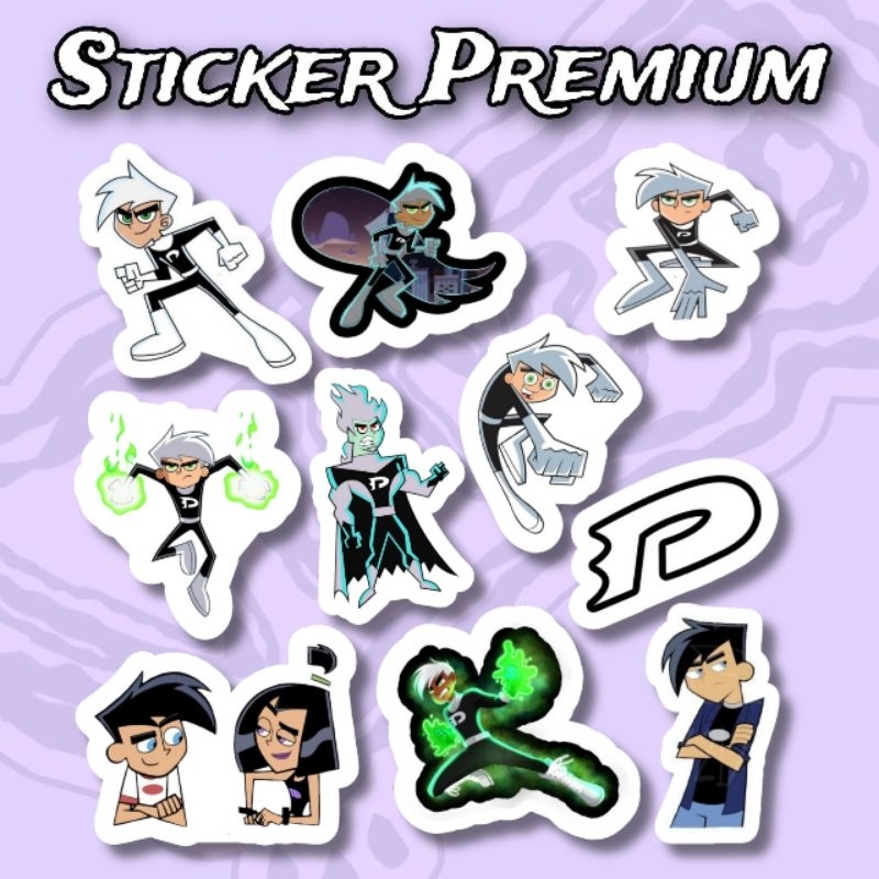 Jual Sticker Danny Phantom Pack isi 10 pcs Waterproof | Shopee Indonesia
