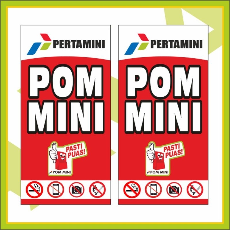Jual Spanduk Pom Bensin Mini ukuran 50x100 Beli 1 Gratis 1 | 1 Hari ...