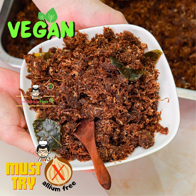 Jual Vinsdapourvegan - Abon Rendang Vegan Homemade Frozen Food Bahan ...